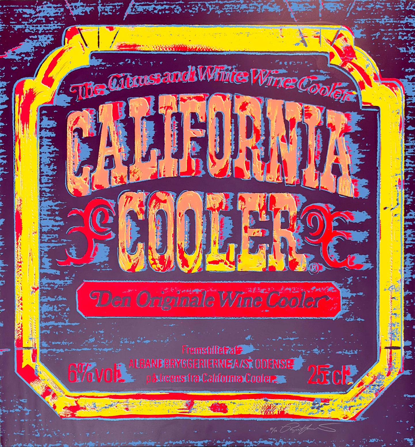 California Cooler, Screenprint