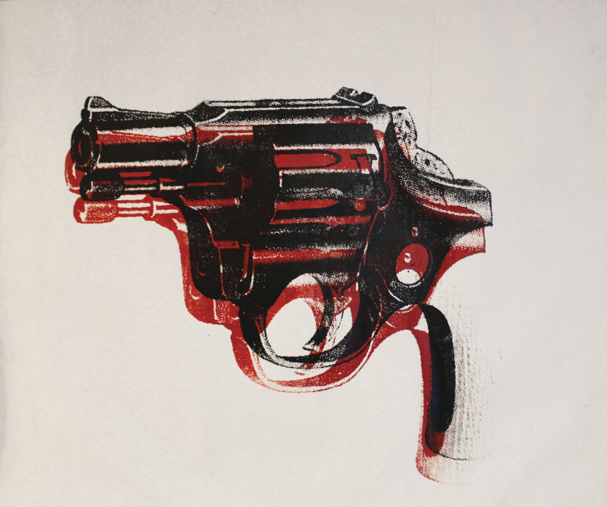 Louis Waldon Revolver White Canvas Print - Pop Art | Revolver Gallery