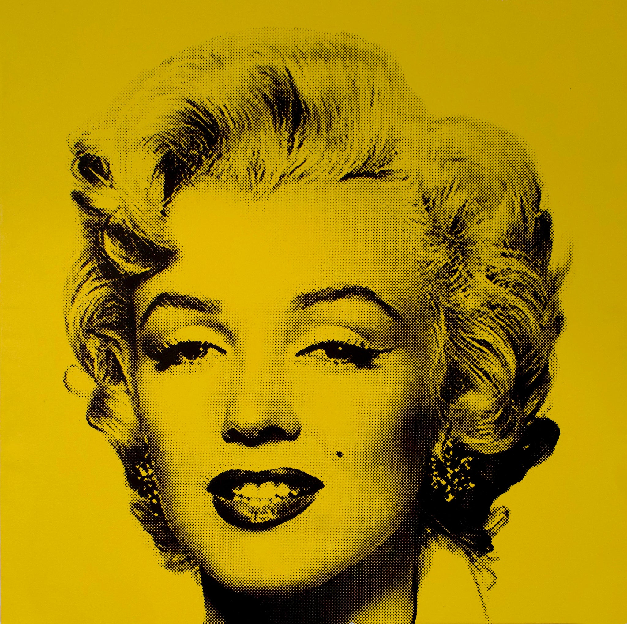 Marilyn Monroe Yellow 20x20 - WarHo™ | Revolver Gallery