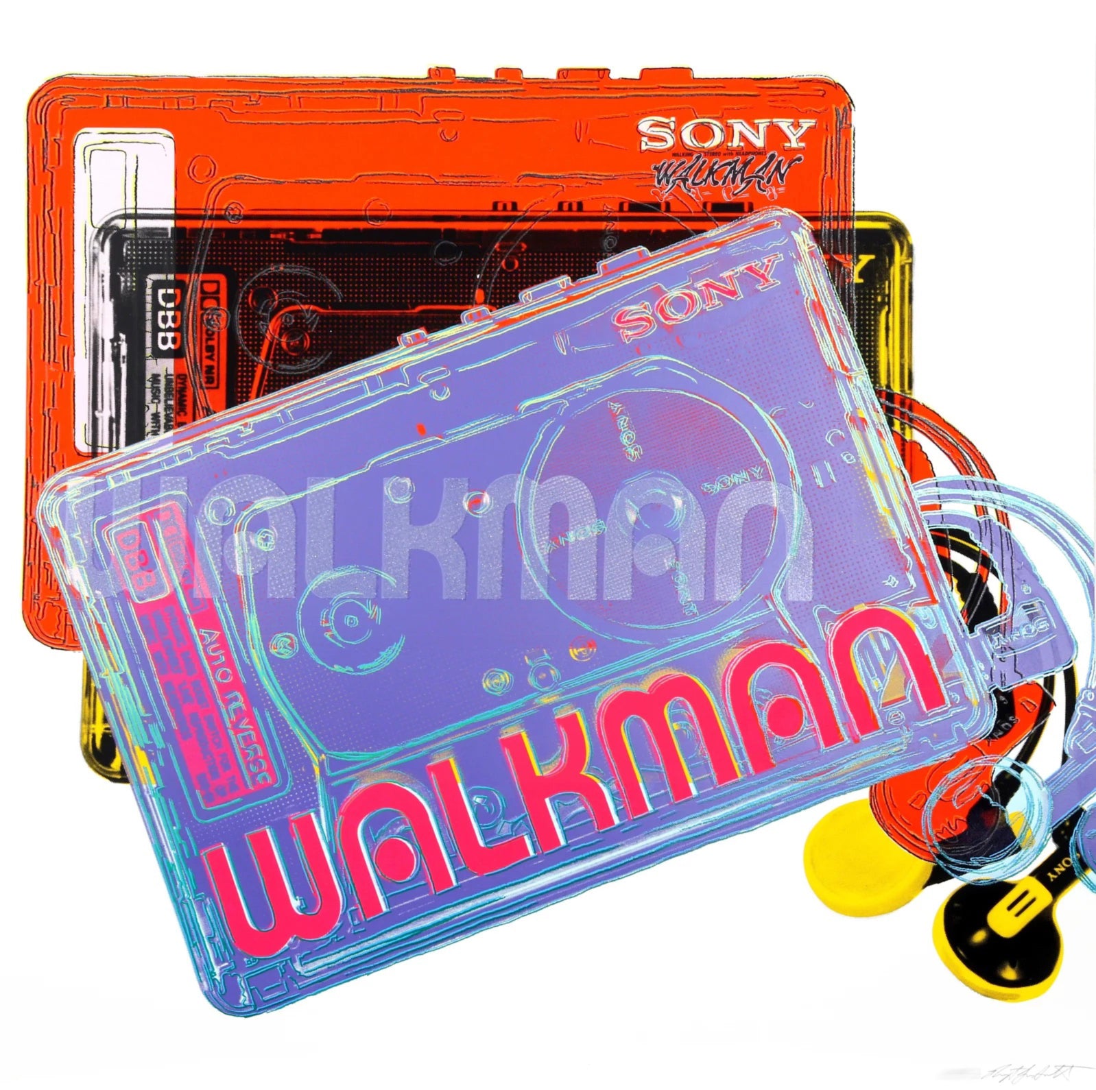 Walkman (from the Homage to Andy Warhol Portfolio), Screenprint