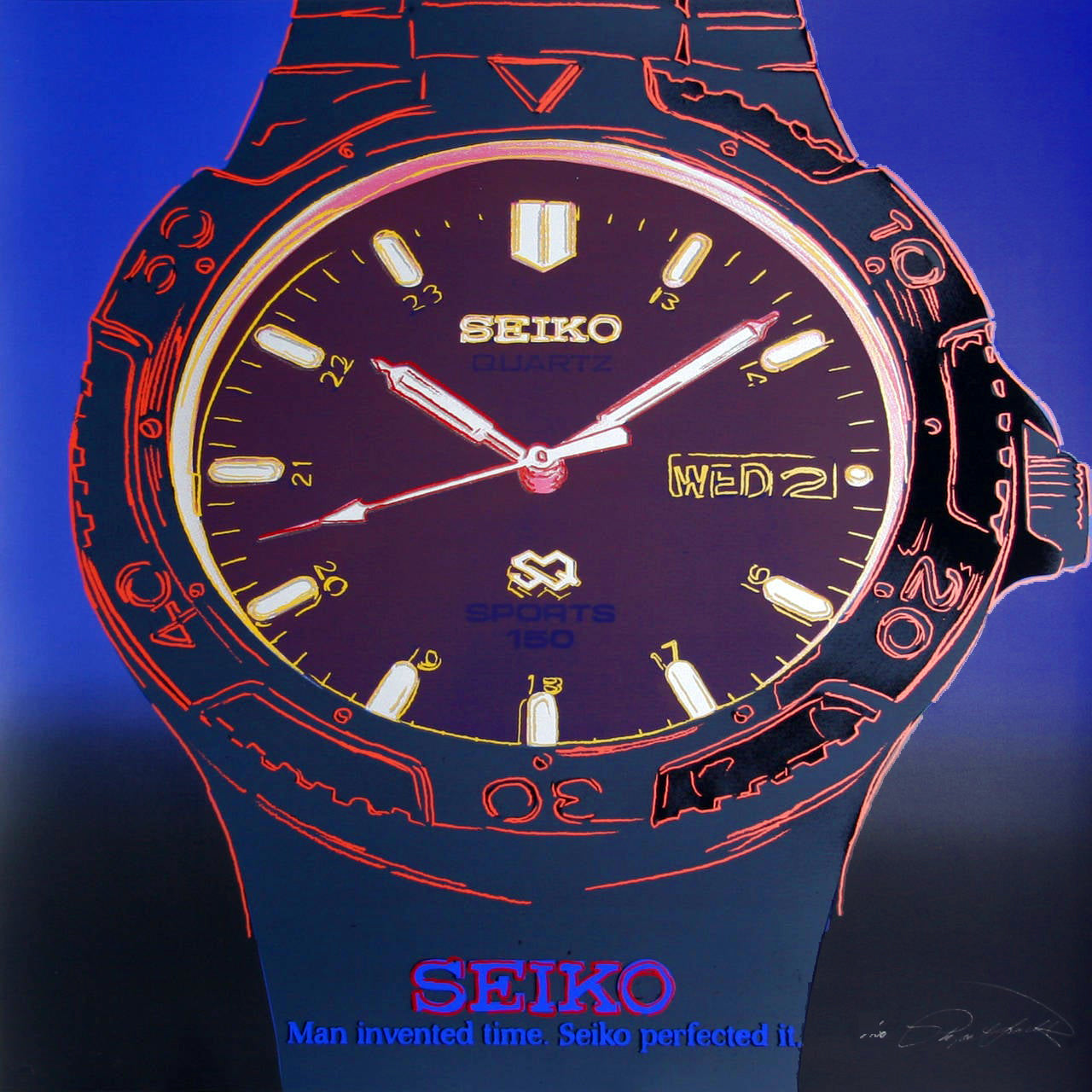Seiko (from the Homage to Andy Warhol portfolio), Screenprint